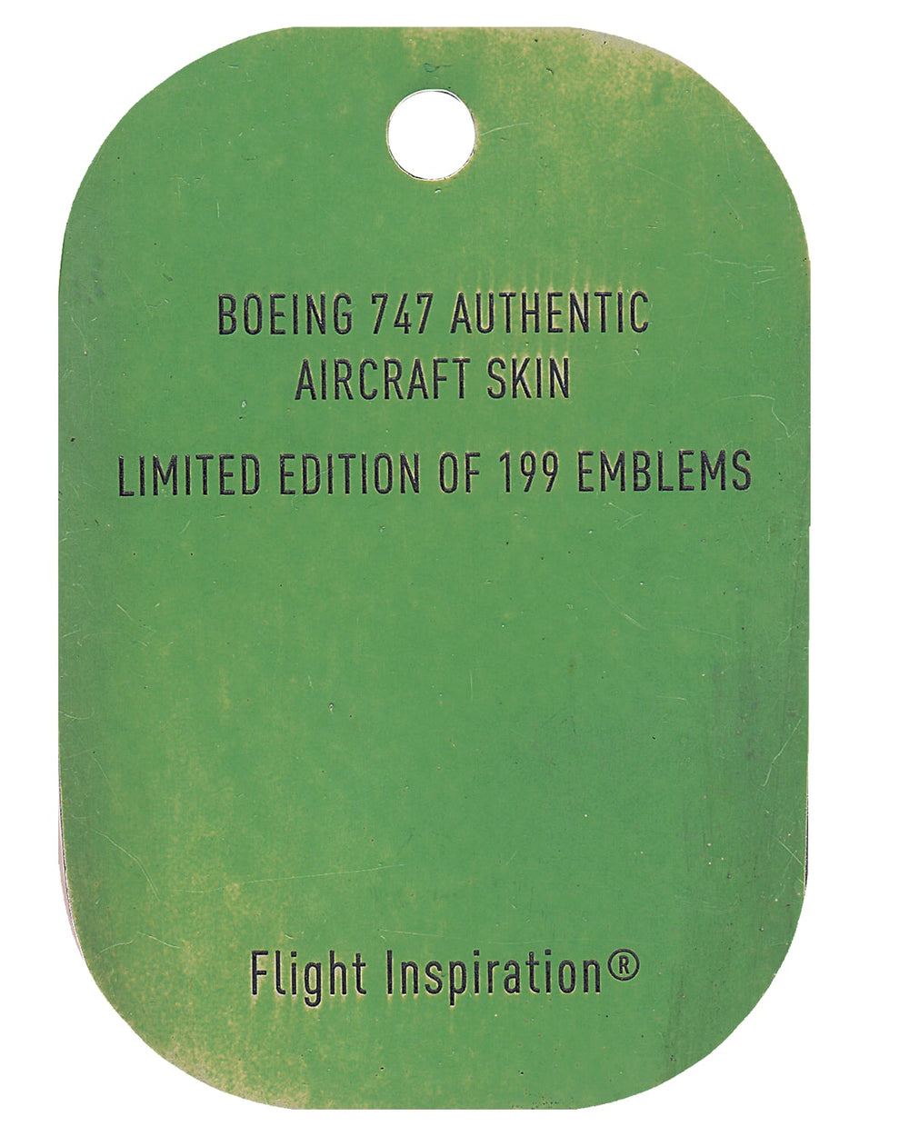Authentic Boeing B747- KLM white Aircraft Skin Keychain made in France ...